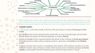 Characteristics and structure of comedy | PPT