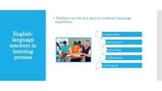 Characteristics of successful EFL teachers | PPTX