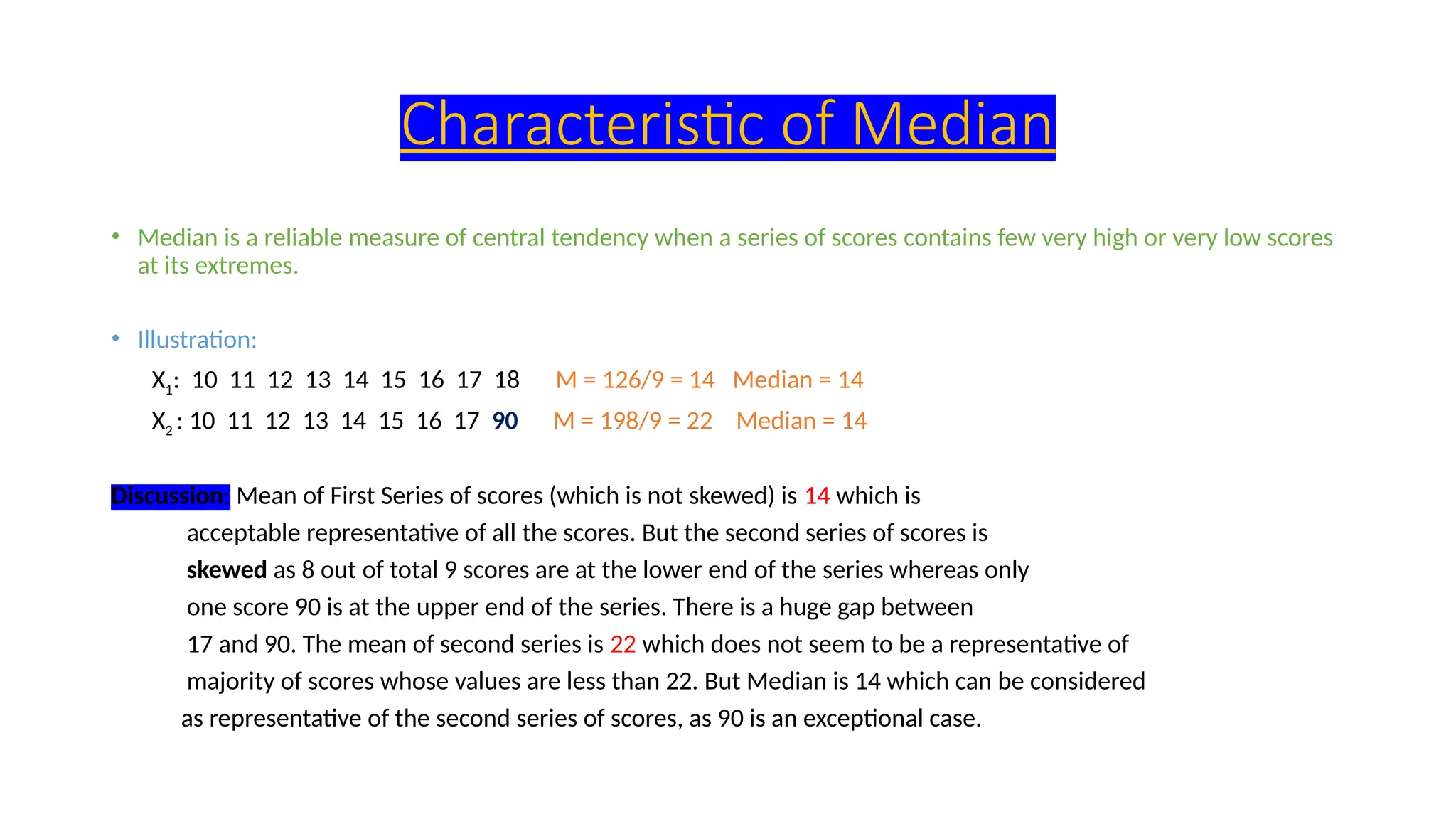 Dr. Ansari Khurshid Ahmed -- Characteristics & Limitations of Median ...