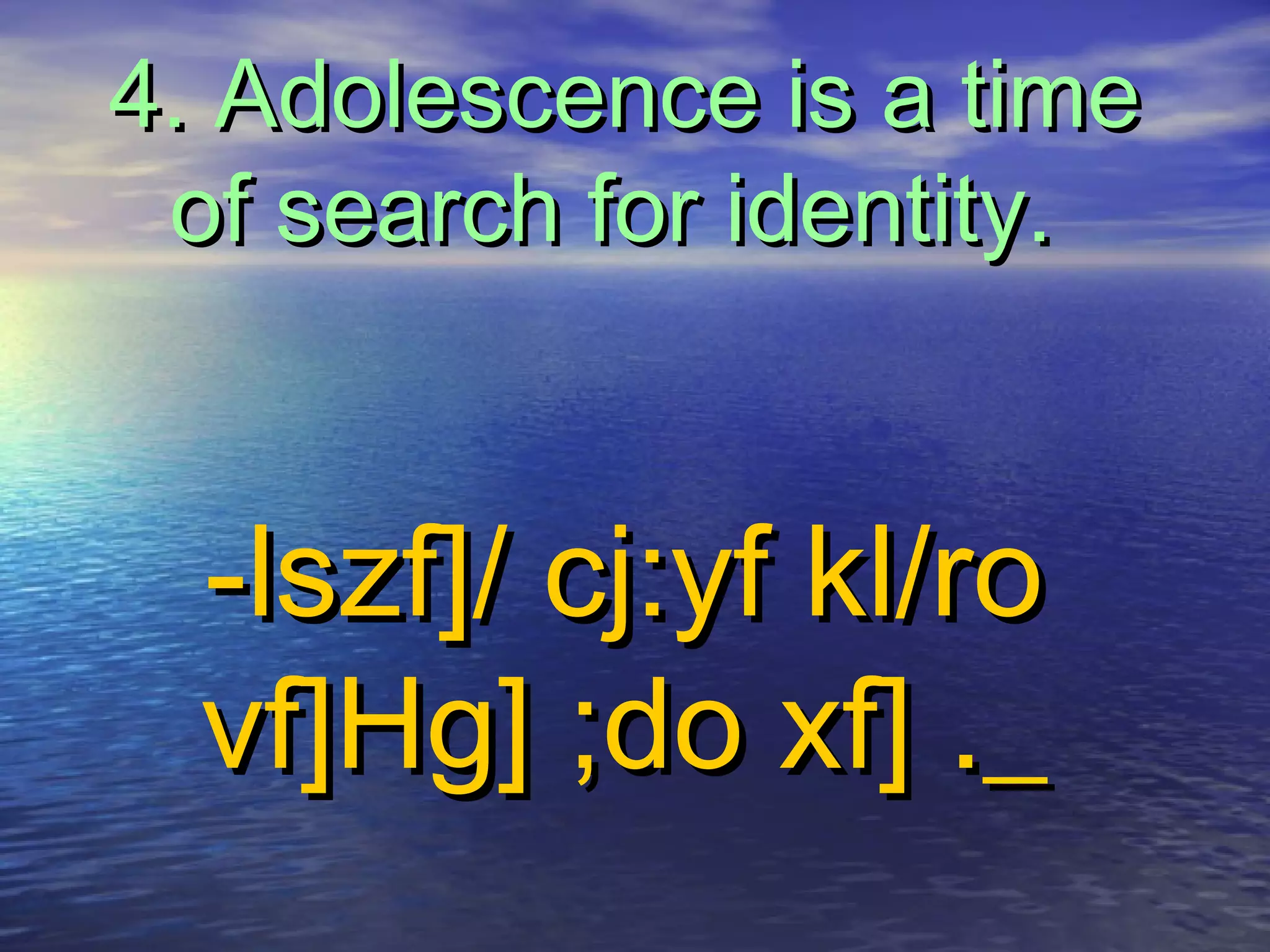 Characteristics of adolescence period | PPT