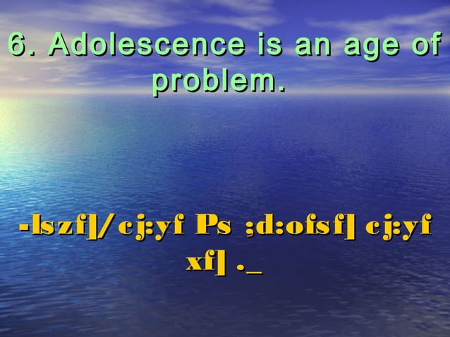 Characteristics of adolescence period | PPT