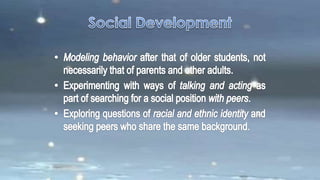 Characteristics of adolescents | PPT