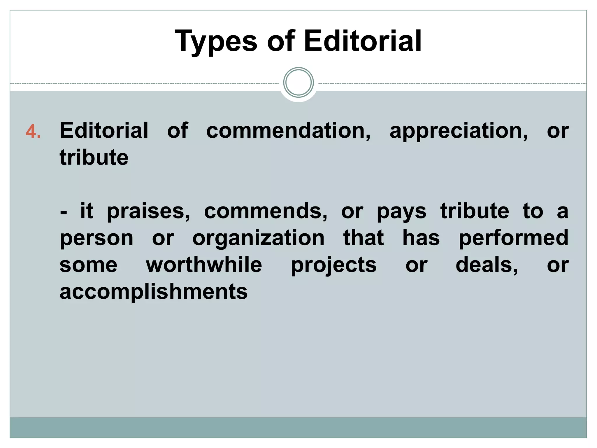 Characteristics of a good editorial | PPTX