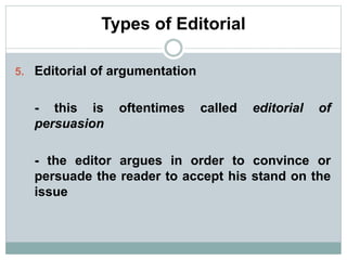 Characteristics of a good editorial | PPTX