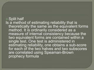 Characteristics of a good psychological test santos | PPTX