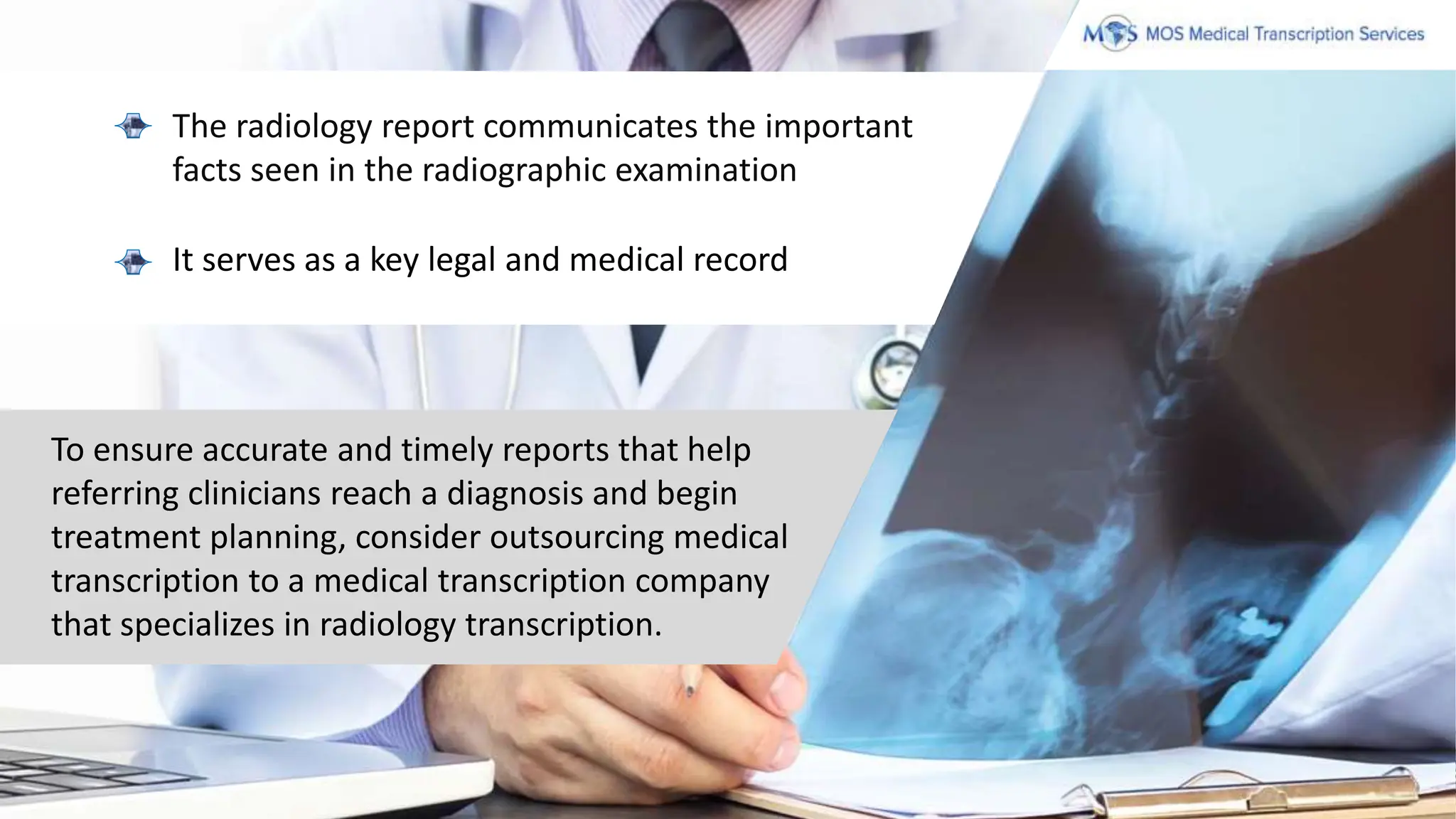 Characteristics of a Good Radiology Report | PPTX
