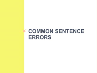 Characteristics of a good sentence lecture 1 writing | PPSX
