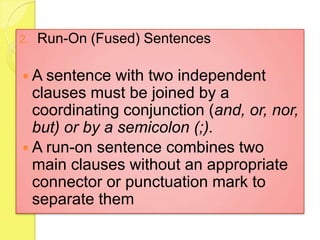 Characteristics of a good sentence lecture 1 writing | PPSX