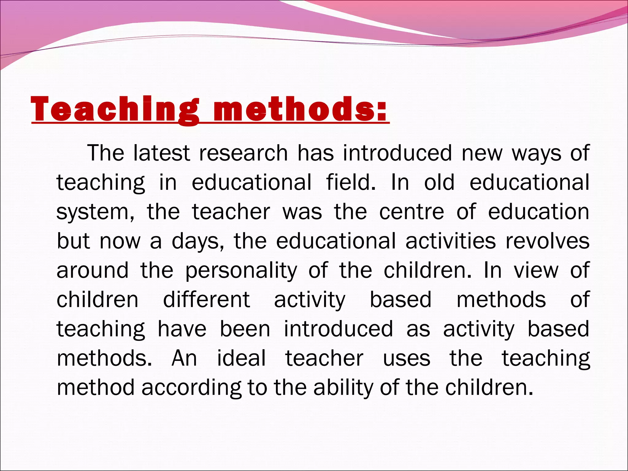 Characteristics of a good teacher | PPT | Primary Education | Education