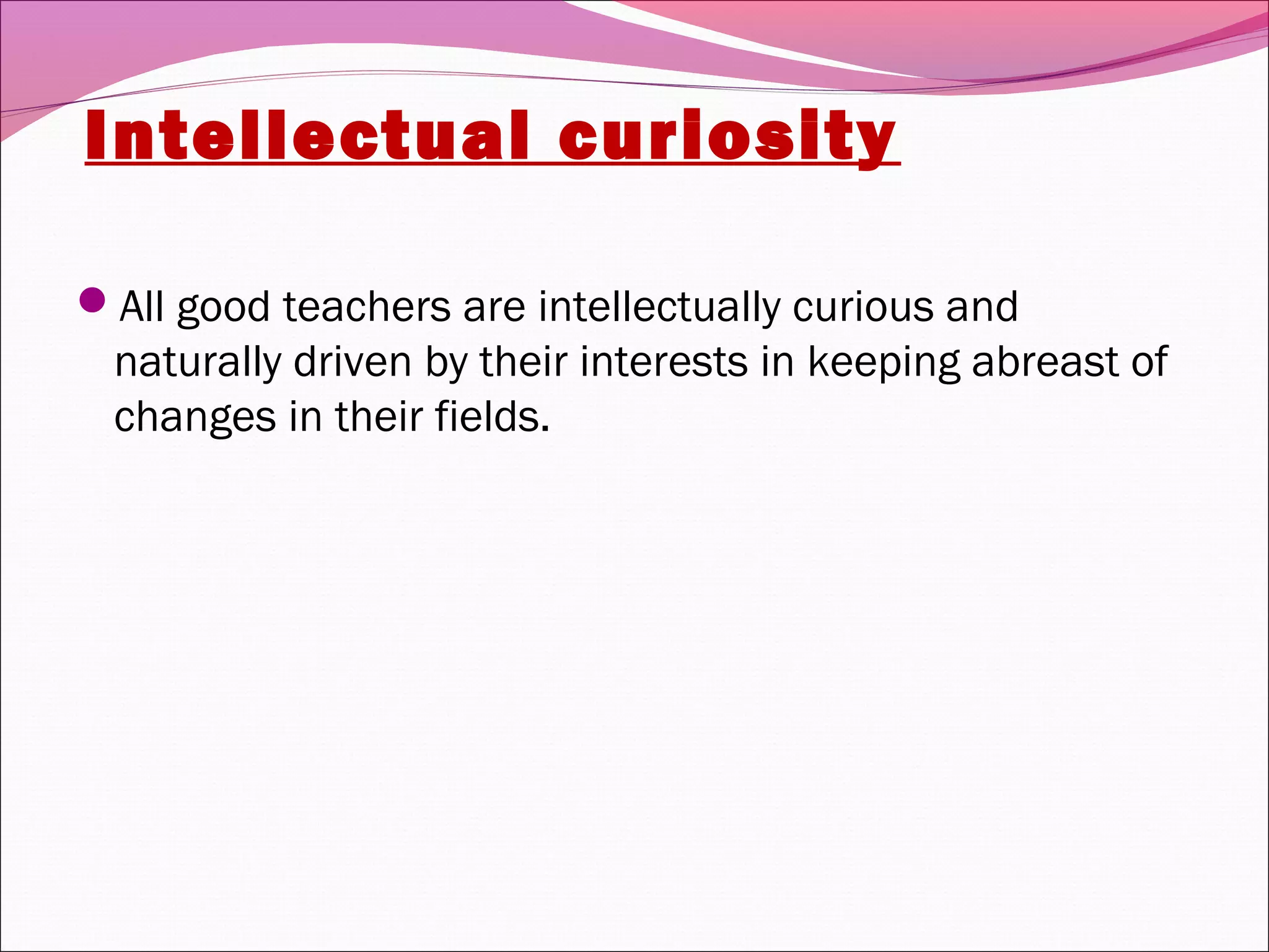 Characteristics of a good teacher | PPT
