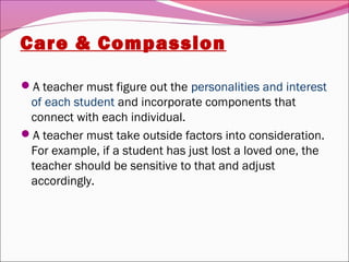 Characteristics of a good teacher | PPT