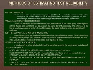Characteristics of a good test | PPTX | Standardized Testing ...