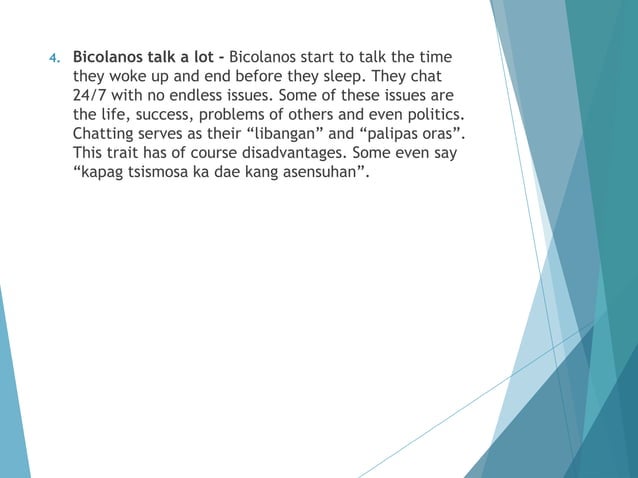 Characteristics of an Authentic Bikolano | PPTX