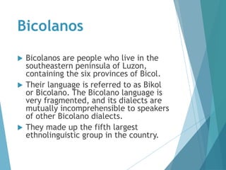 Characteristics of an Authentic Bikolano | PPTX