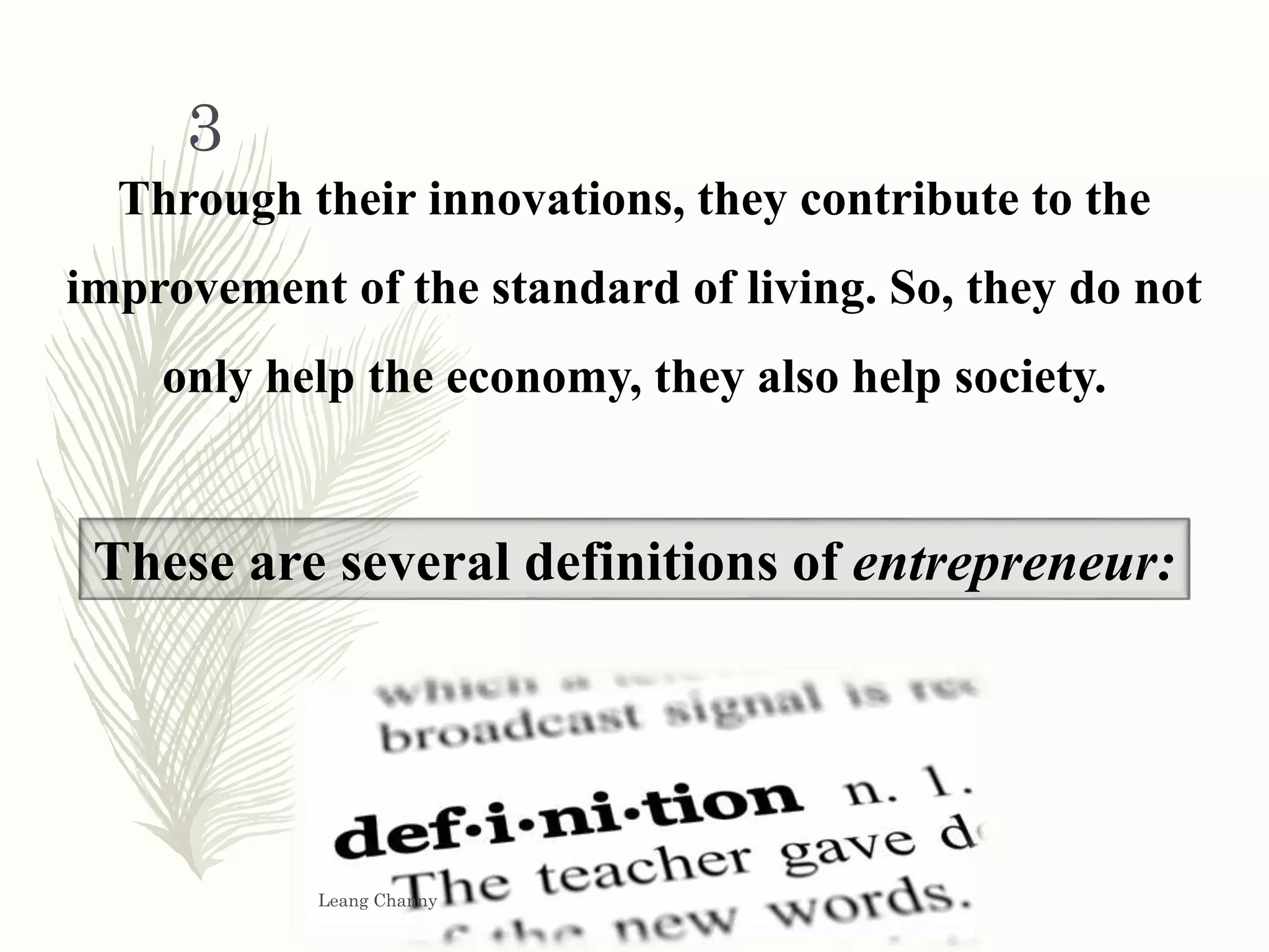 Characteristics of an entrepreneur | PPTX