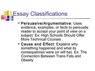 Characteristics of an expository essay | PPT