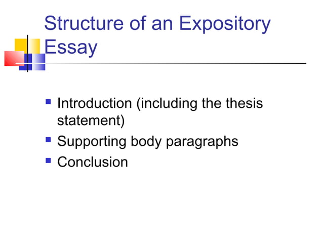 Characteristics of an expository essay | PPT