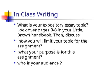Characteristics of an Expository Essay.ppt