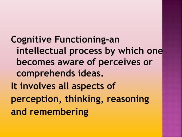 Characteristics of a person with intellectual disabilities | PPT