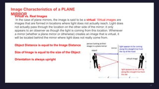 Science 10:Characteristics of a PLANE MIRROR.pptx