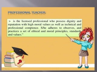 Characteristics of a professional teacher | PPTX