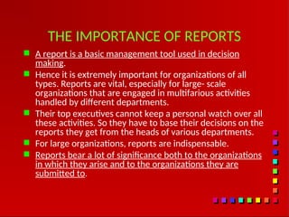 Characteristics of a report ashiq sabaq.ppt