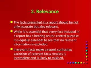 Characteristics of a report ashiq sabaq.ppt