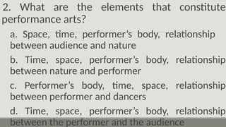 Characteristics of Arts from the Various Art Movements.pptx