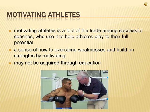 Characteristics of a Successful Sports Coach | PPTX | Participant ...
