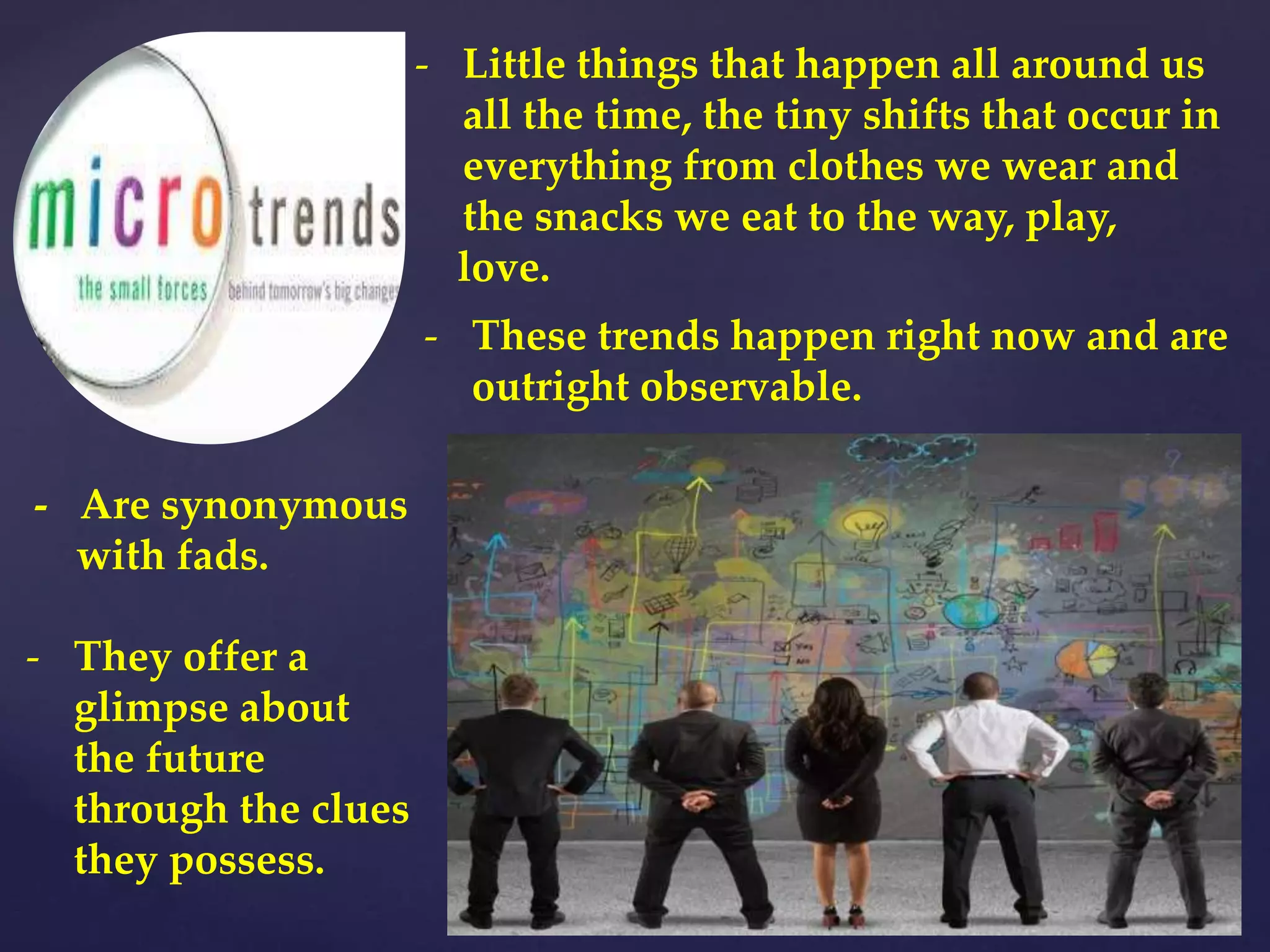 Characteristics of a Trend | PPTX