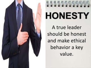 CHARACTERISTICS OF A TRUE LEADER | PPTX