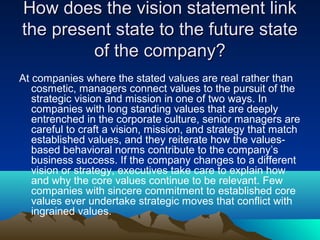 Characteristics of a vision statement:Training | PPT