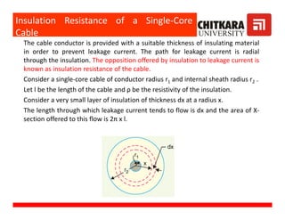 Characteristics of cables | PDF