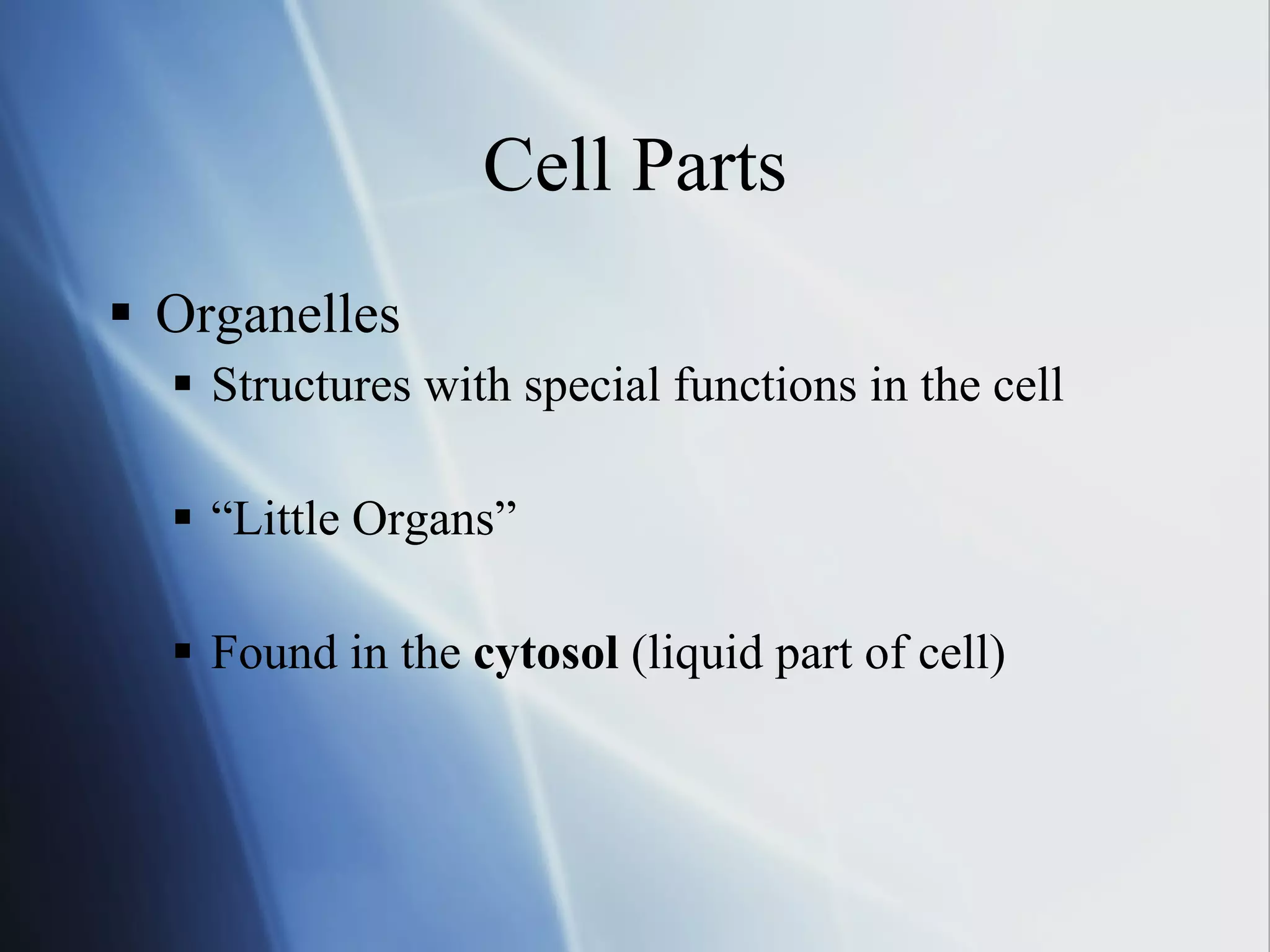 Characteristics of cells | PPT