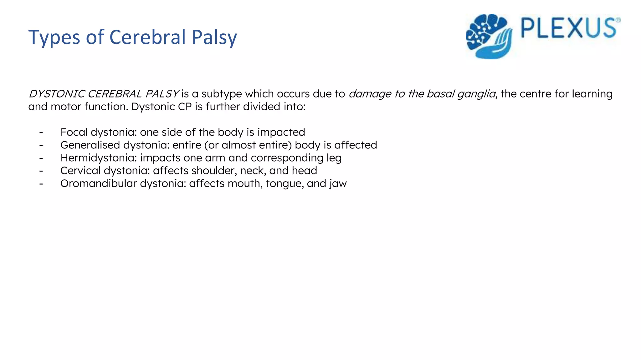 Characteristics of Cerebral Palsy.pptx
