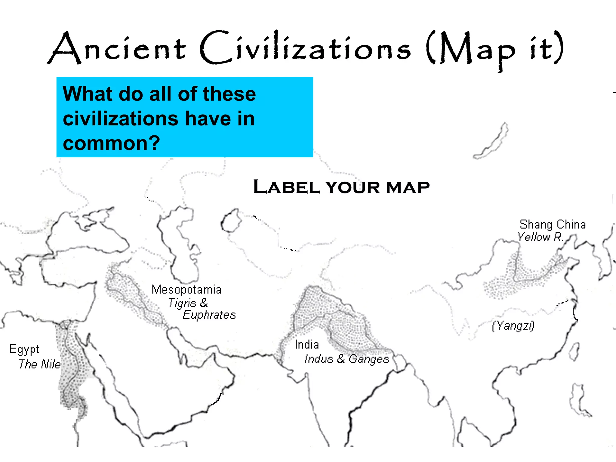 World History - Characteristics of civilization Module 1 | PPT