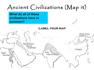 World History - Characteristics of civilization Module 1 | PPT