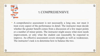 Characteristics of classroom assessment By Dr. Shazia Zamir | PPTX