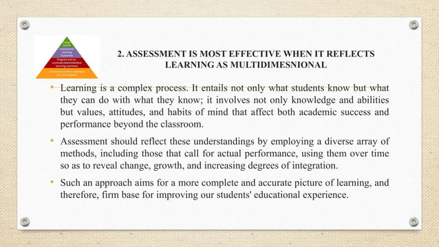 Characteristics of classroom assessment By Dr. Shazia Zamir | PPTX