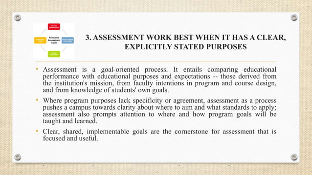 Characteristics of classroom assessment By Dr. Shazia Zamir | PPTX