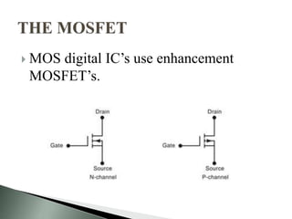 Characteristics of cmos ic series | PPTX | Computer Peripherals | Computing