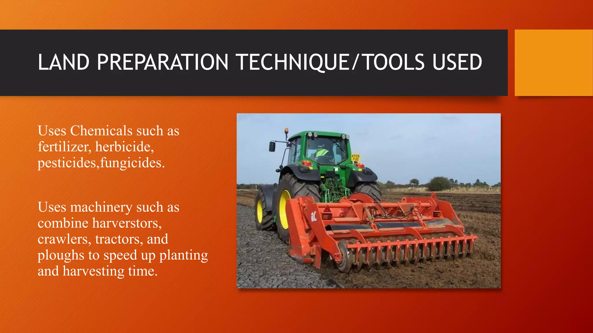 Characteristics of commercial arable farming | PPTX