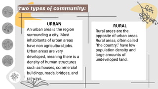 Characteristics of community | PPTX