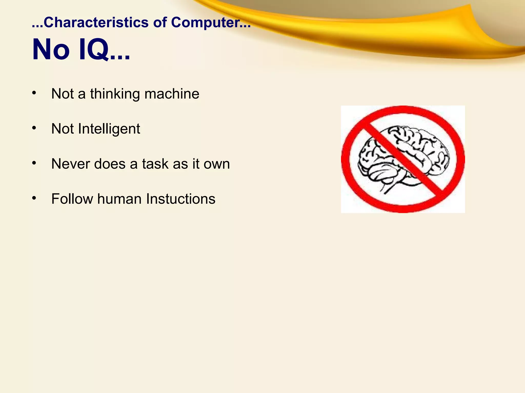 Characteristics of computer.ppt tamoor | PPT
