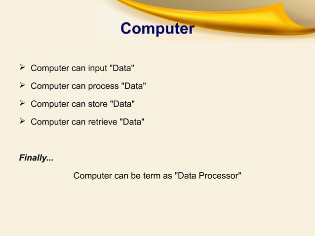 Characteristics of computer.ppt tamoor | PPT | Technology & Computing