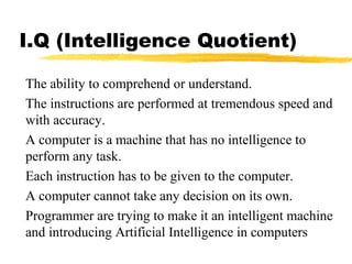 Characteristics ofcomputer | PPT