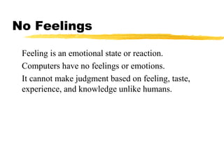 Characteristics ofcomputer | PPT