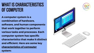 Characteristics of Computer System .pdf