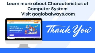 Characteristics of Computer System .pdf