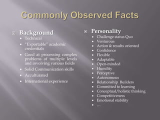 Characteristics Of Cross Border Leaders